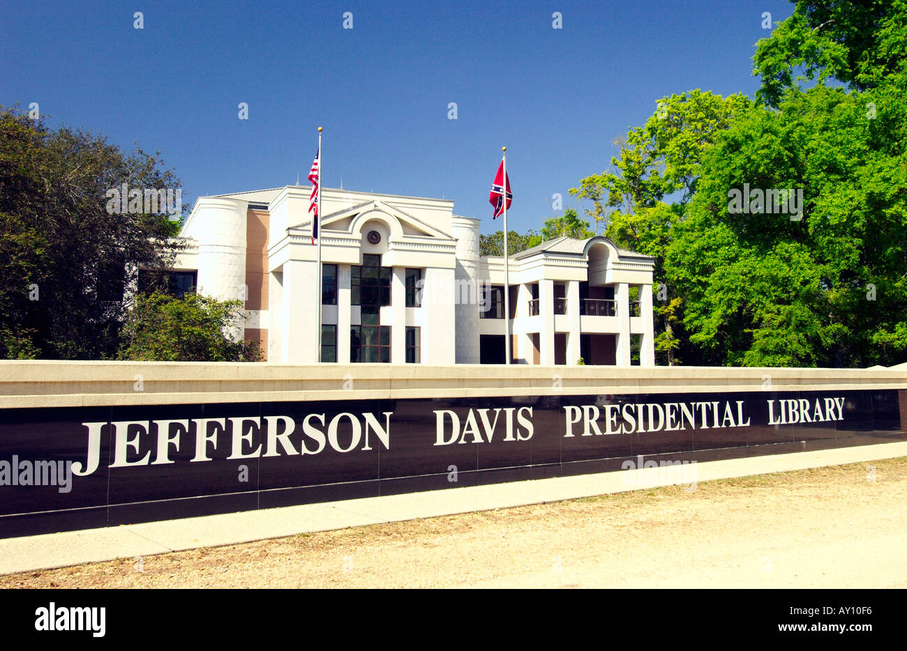 Jefferson Davis Presidential Library in Gulfport Mississippi USA Stock ...