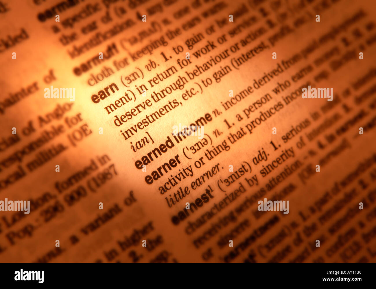 Earn word hi-res stock photography and images - Alamy