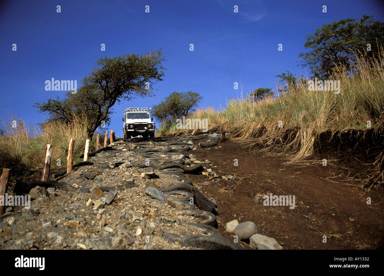 South Africa on the Wild Coast in the old Transkei Land Rover on a 4x4 ...