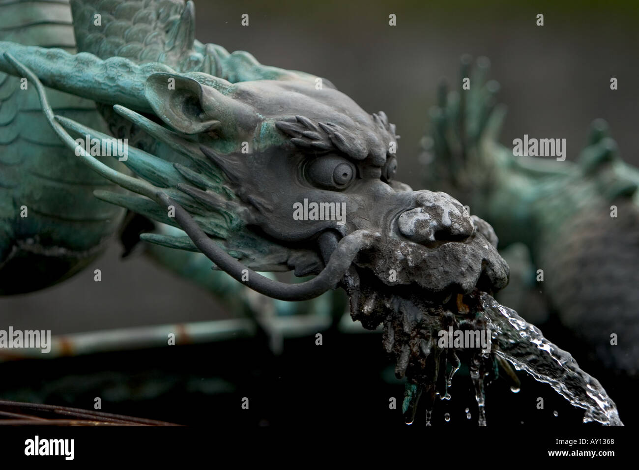 Dragon Fountain in Nikko Japan Stock Photo - Alamy