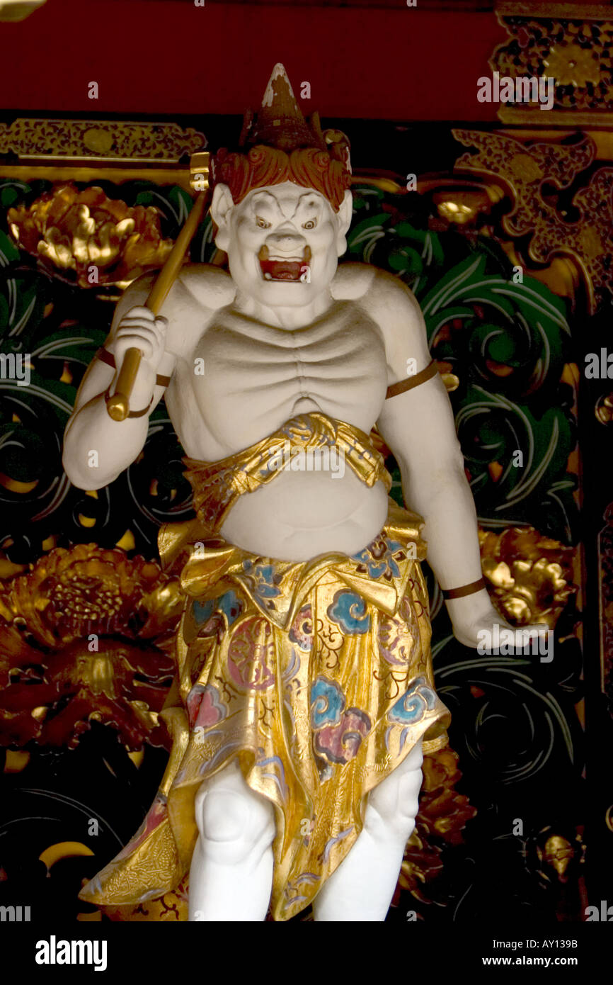 Statue of a God in Nikko Japan Stock Photo - Alamy