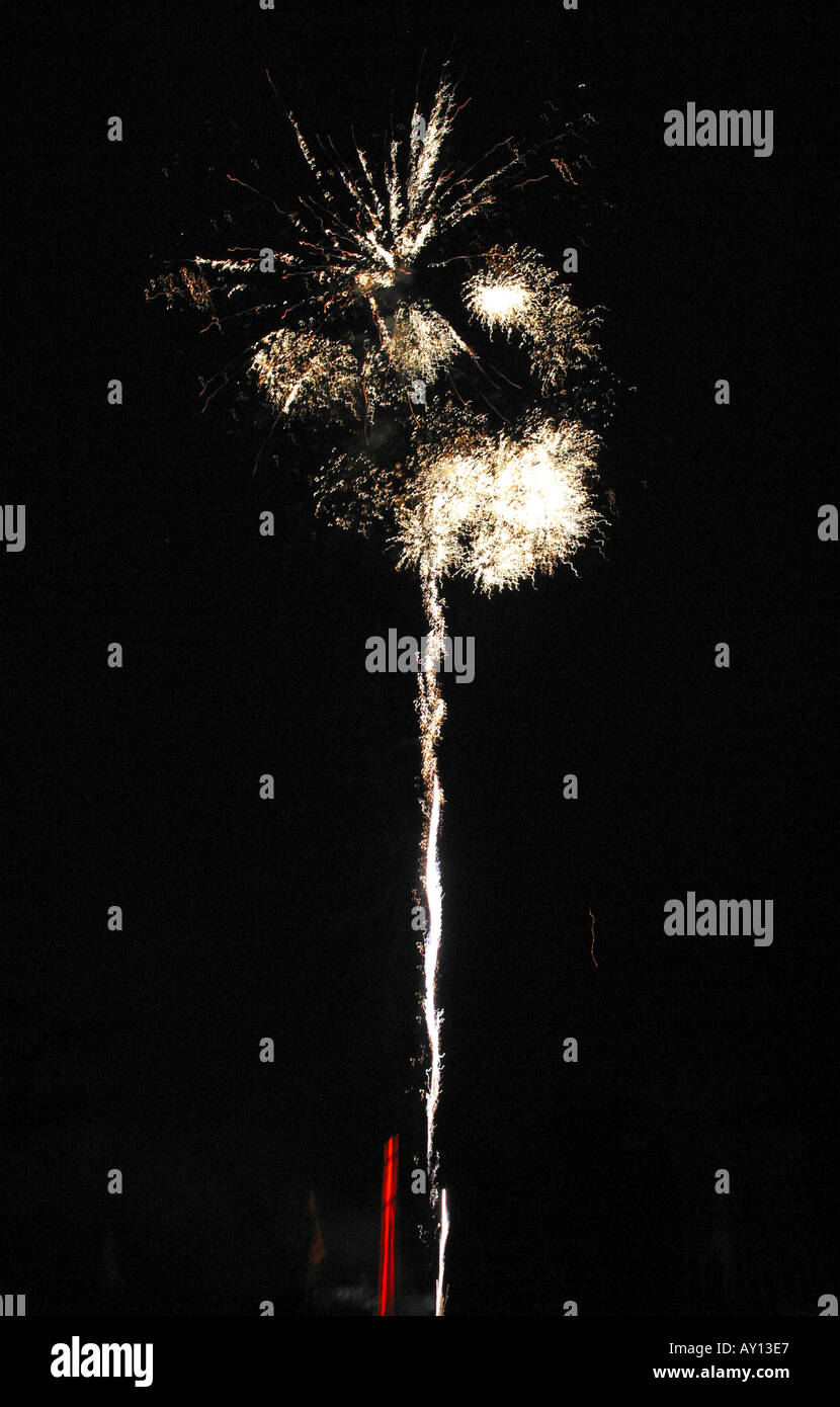 Aerial firework explosion Stock Photo - Alamy