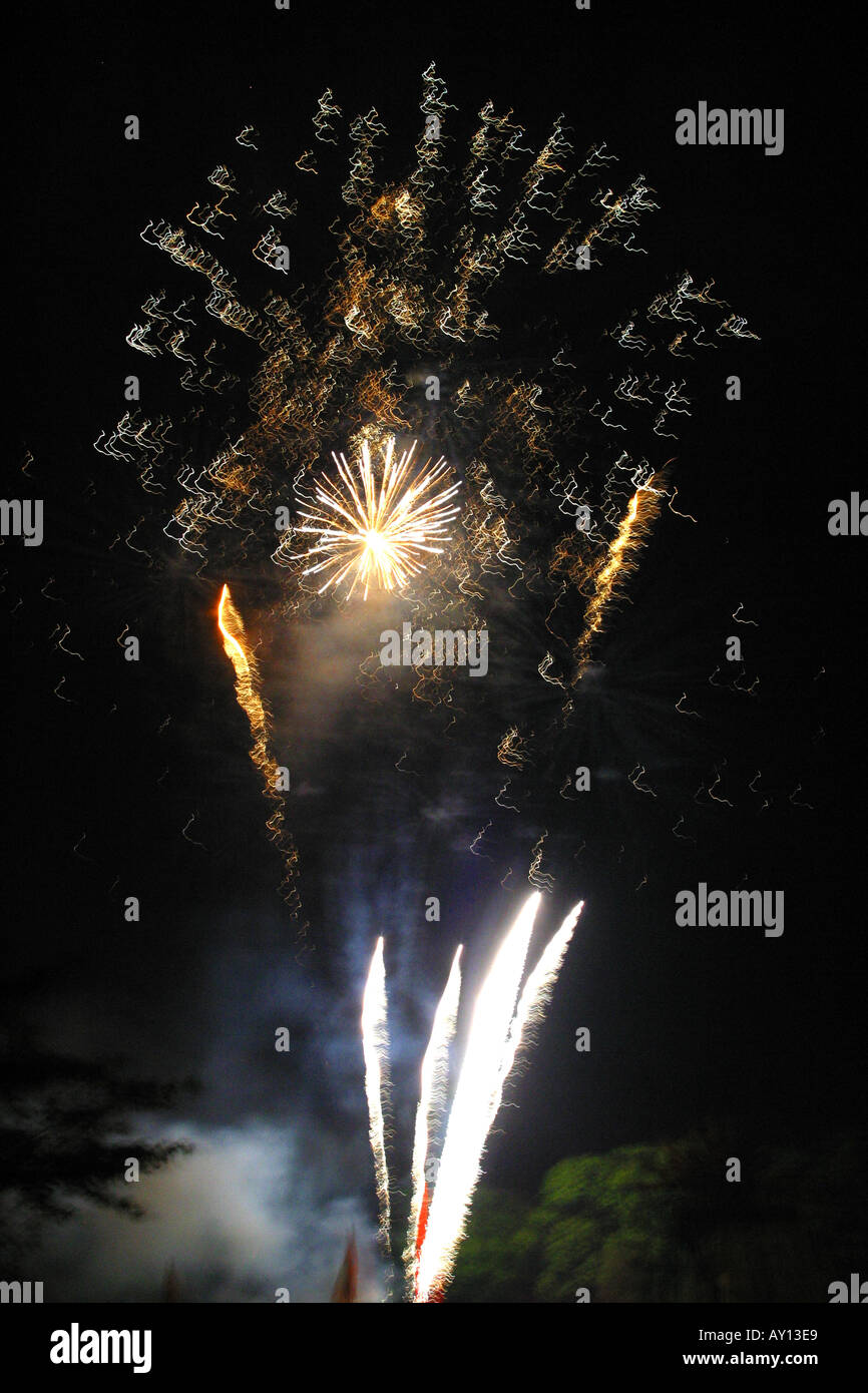 Aerial firework explosion hi-res stock photography and images - Alamy
