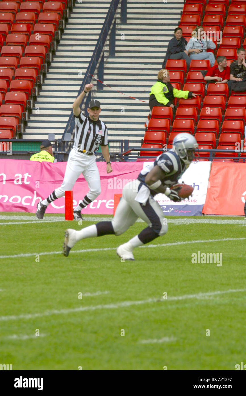 American football action Stock Photo - Alamy