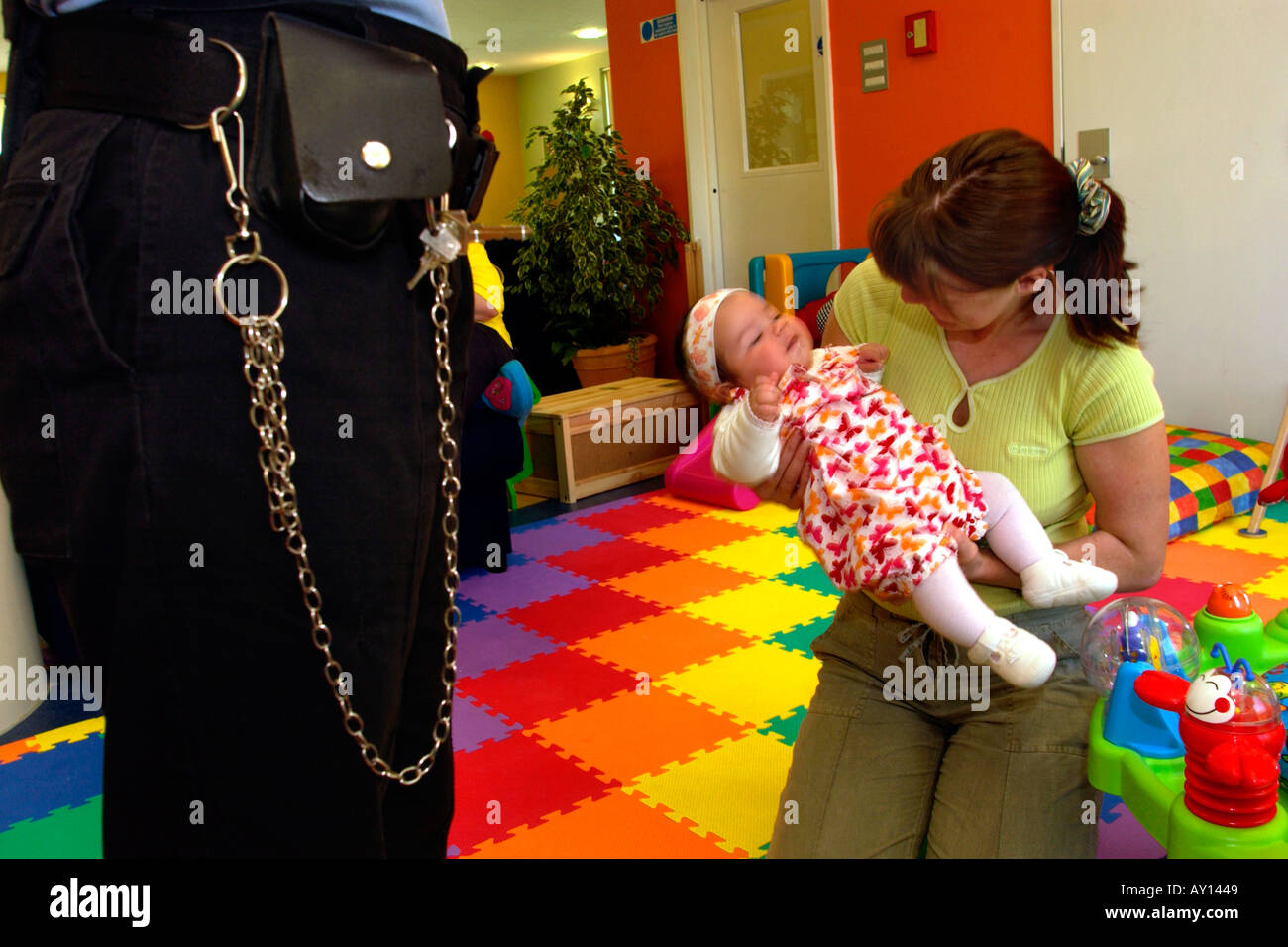 Prison mother and baby unit at HMP Eastwood Park Gloucestershire Stock ...