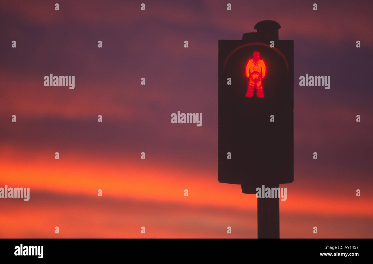 Red Traffic Lights Stock Photo - Alamy