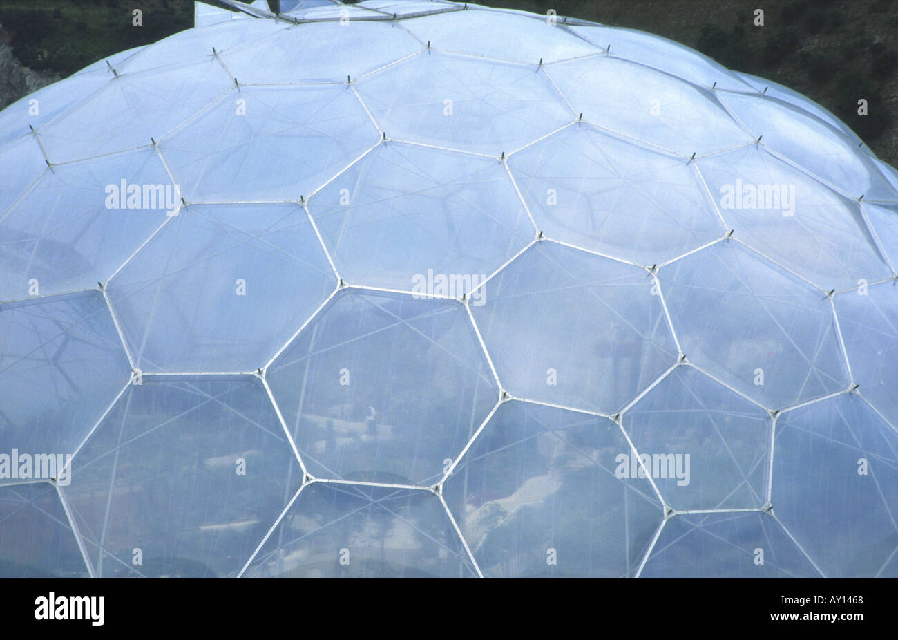 Roof detail eden project in hi-res stock photography and images - Alamy