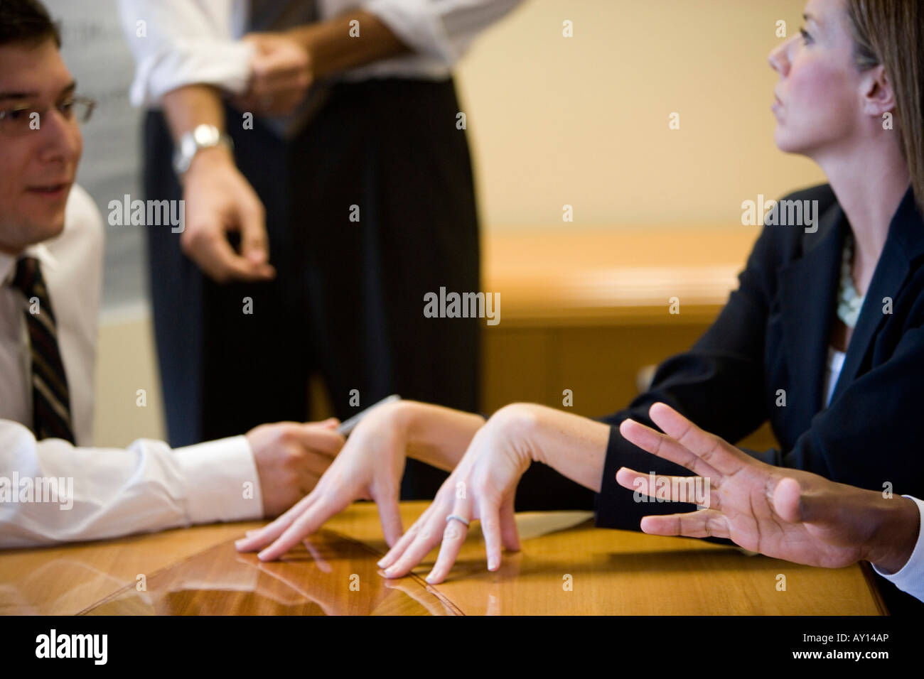 Business people discussing in an office Stock Photo - Alamy