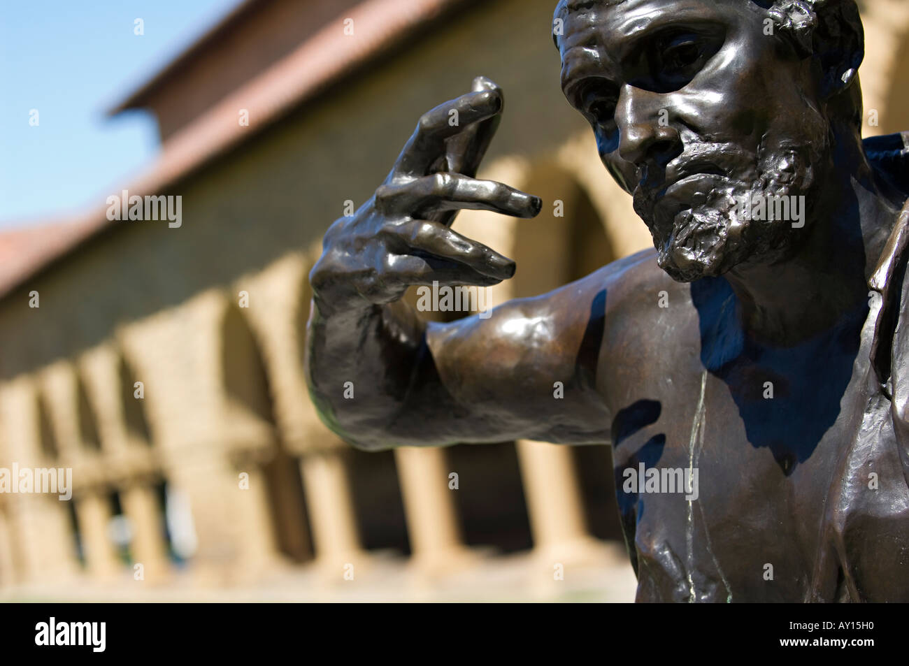 Bronze statues by Auguste Rodin are scattered through Stanford ...