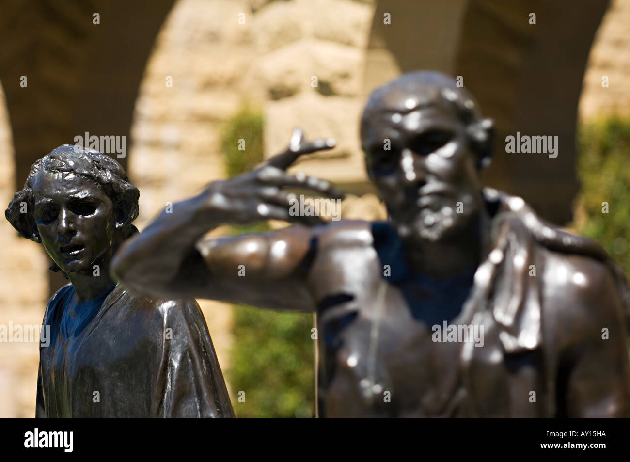 Bronze statues by Auguste Rodin are scattered through Stanford ...