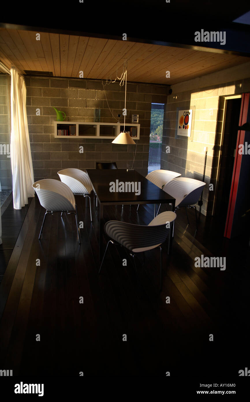 Interior of modernist house. Prague, Czech Republic Stock Photo - Alamy