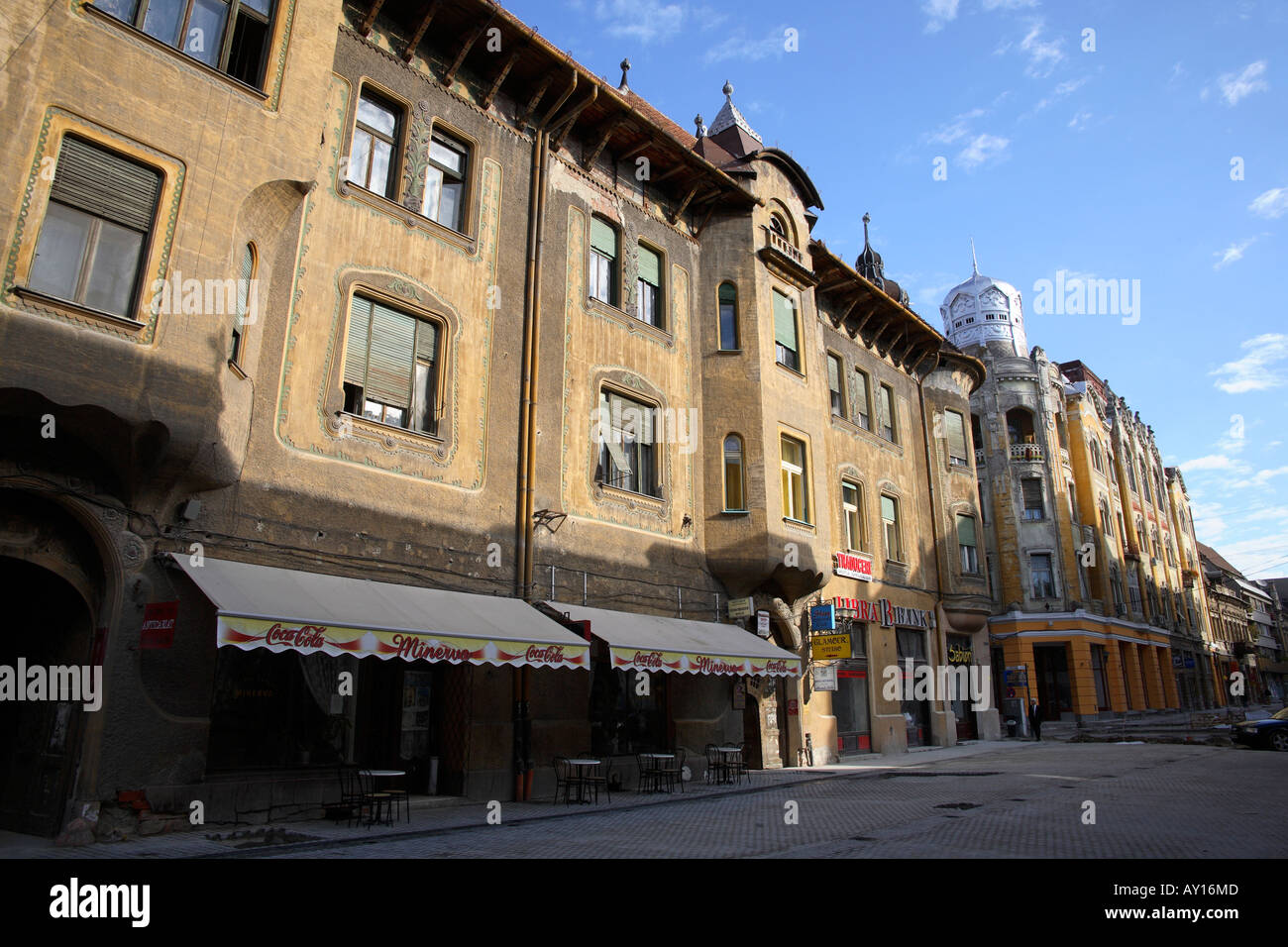 Baroque Austro Hungarian architecture. Oradea, Crisana, Romania Stock ...