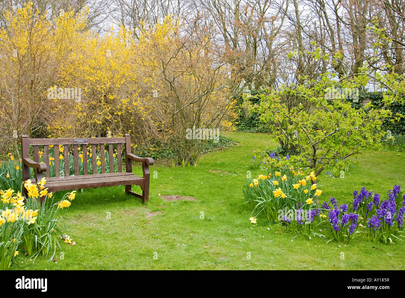 English park in spring hi-res stock photography and images - Alamy