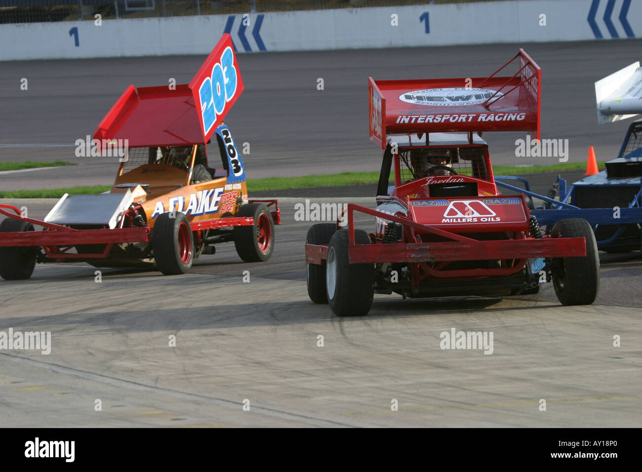 F1 Brisca race cars Stock Photo - Alamy
