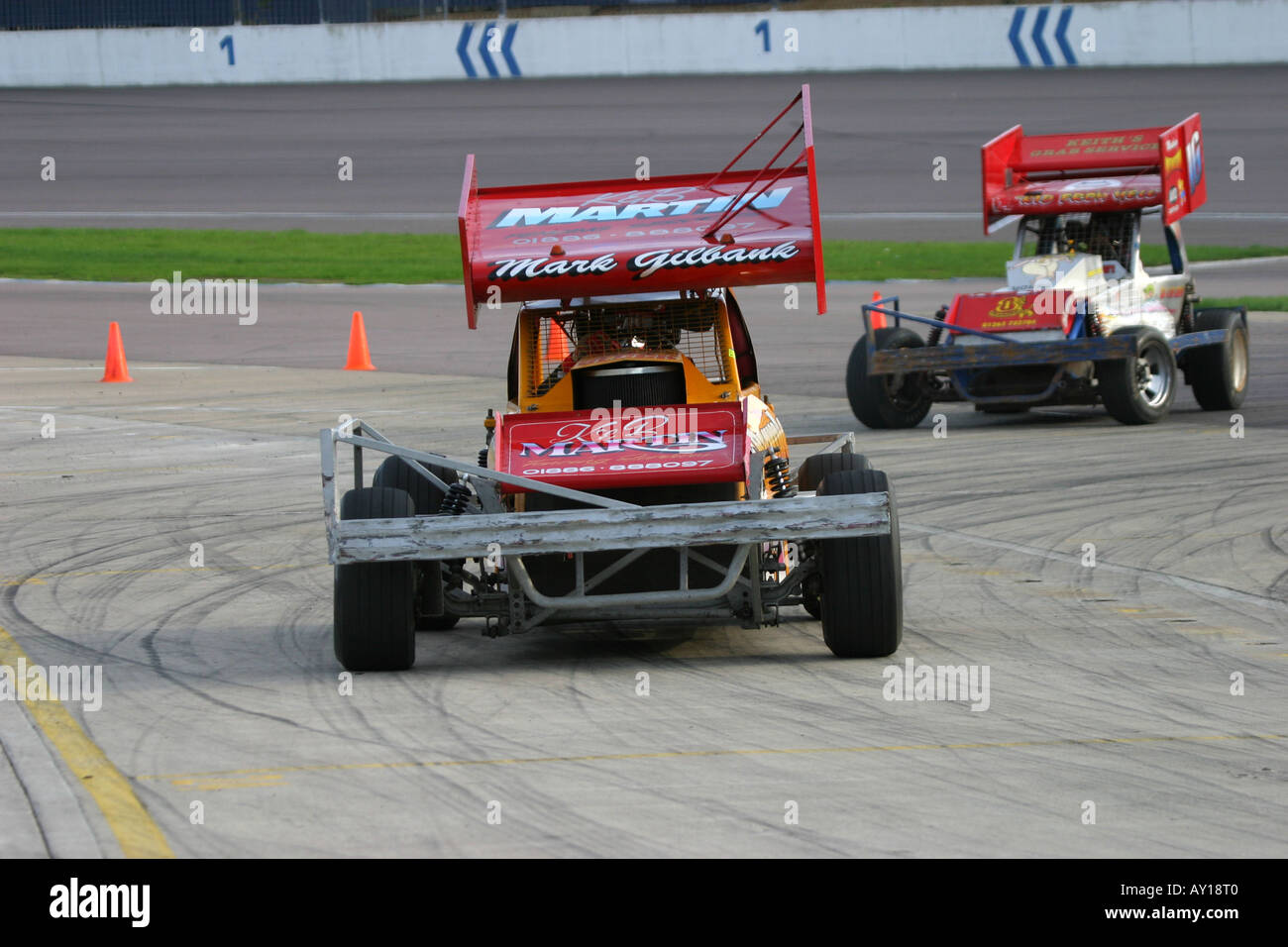 F1 Brisca race cars Stock Photo - Alamy