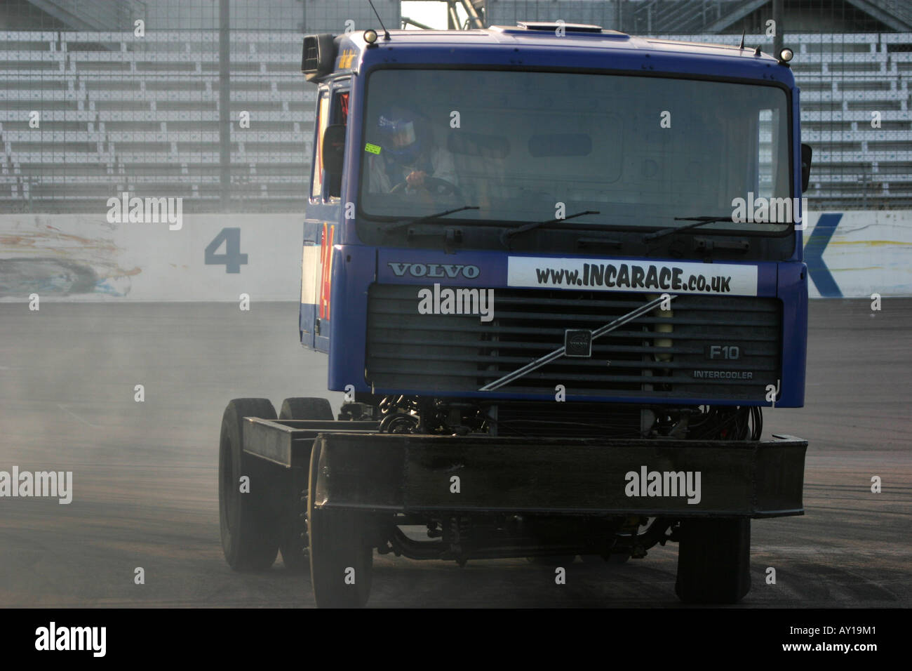 Big Rig Truck Racing Stock Photo - Alamy