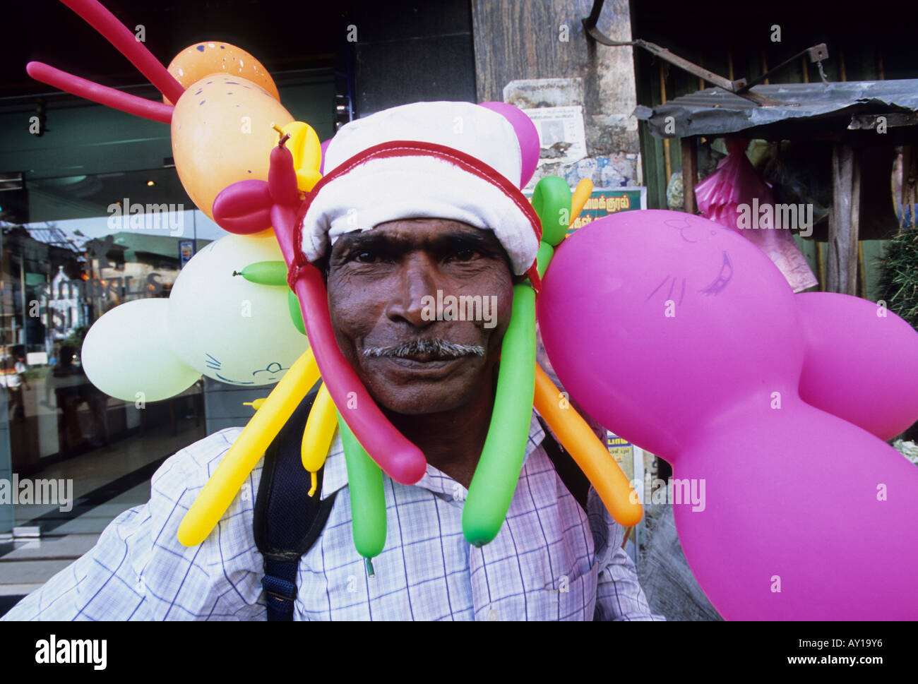 balloon man colombo Stock Photo - Alamy