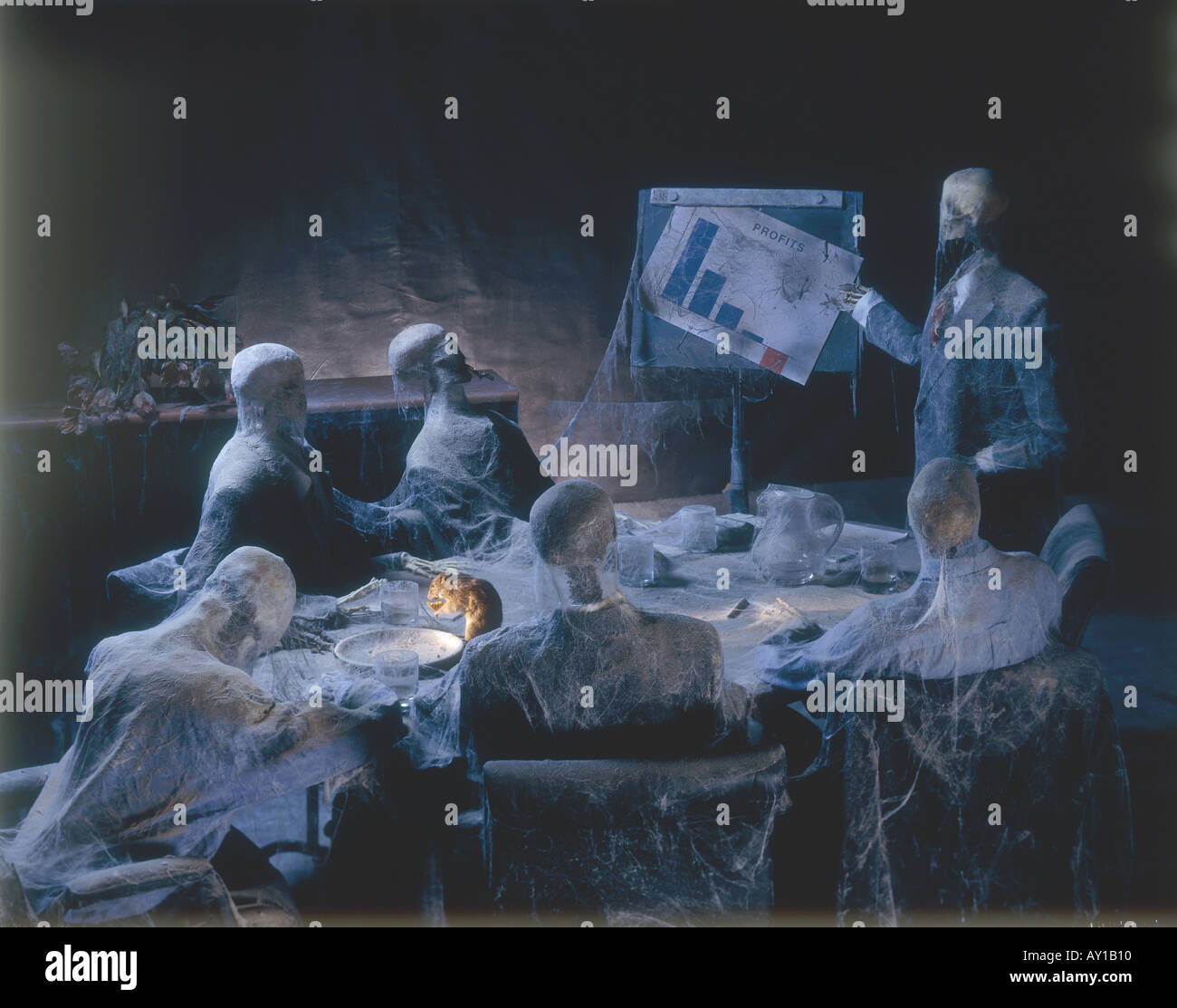 Skeleton boardroom hi-res stock photography and images - Alamy