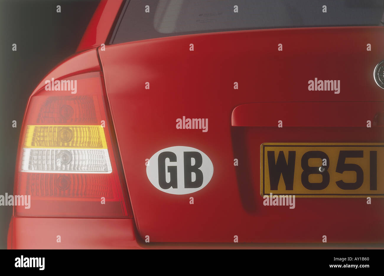 Car gb sticker hi-res stock photography and images - Alamy