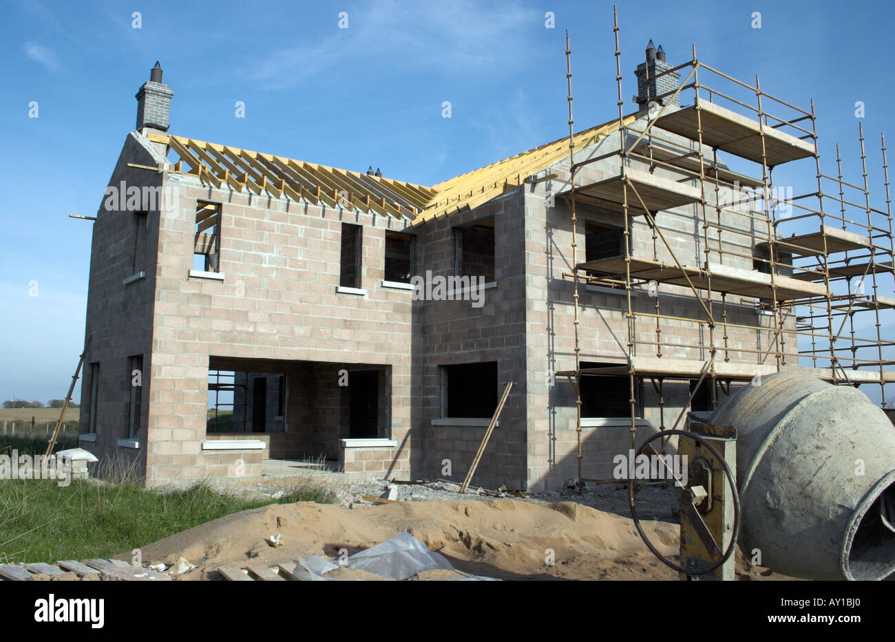 Self build home uk hi-res stock photography and images - Alamy