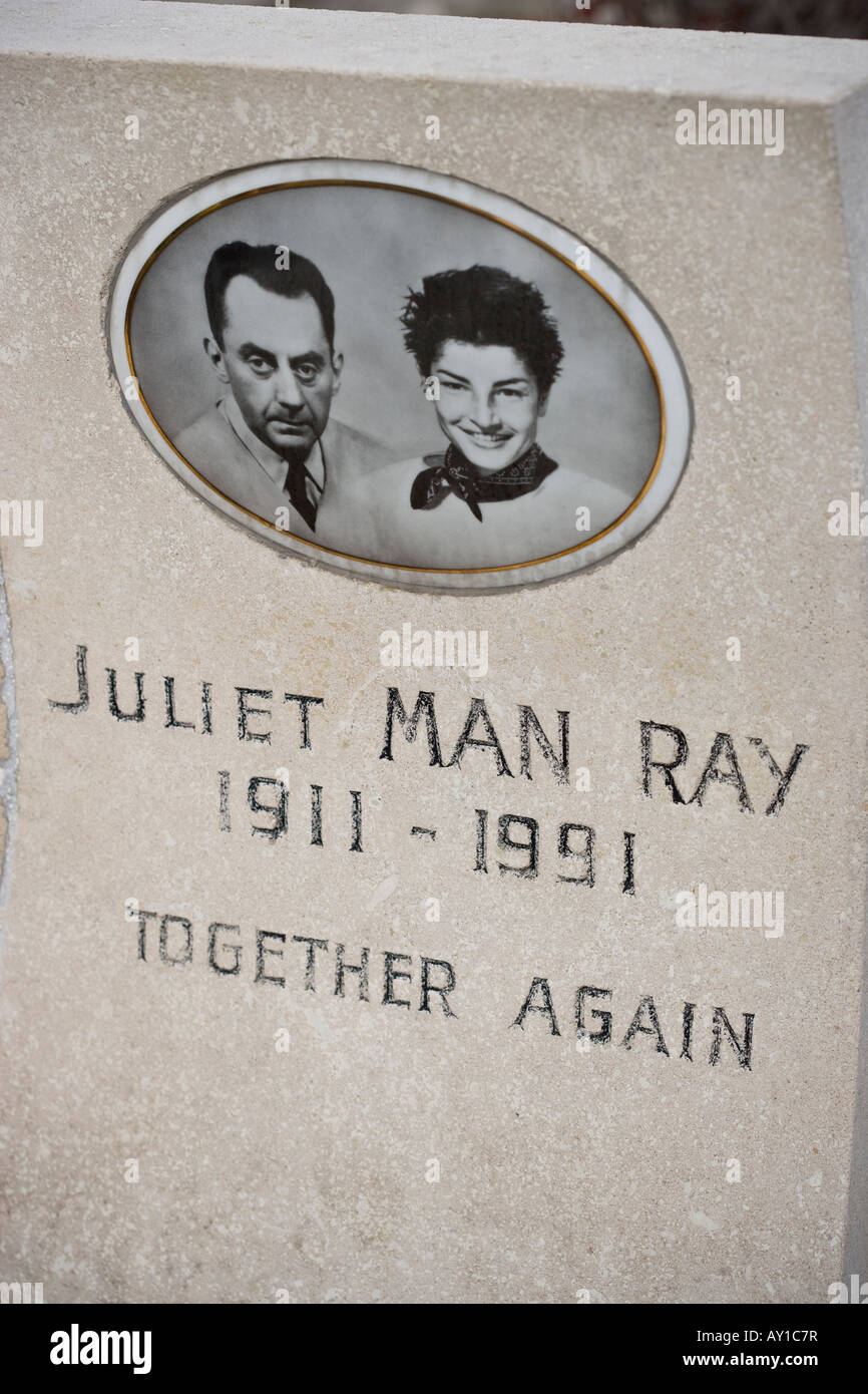 Man Ray Grave Montparnasse Cemetery Paris Stock Photo - Alamy