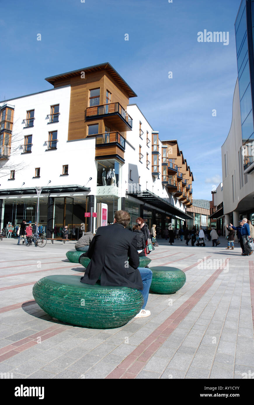 Princesshay shopping centre Exeter Devon UK Stock Photo - Alamy