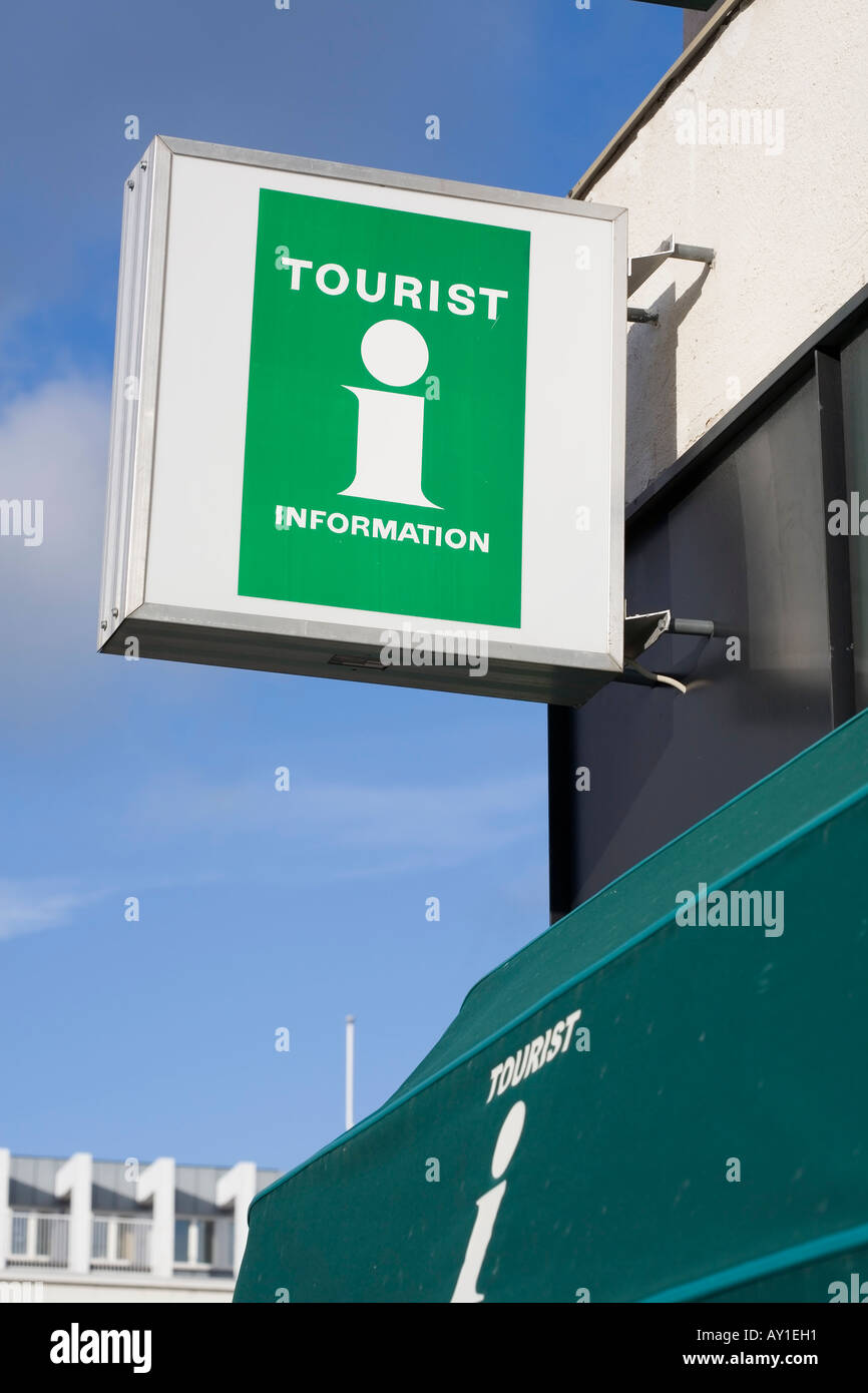 tourist information sign Stock Photo - Alamy