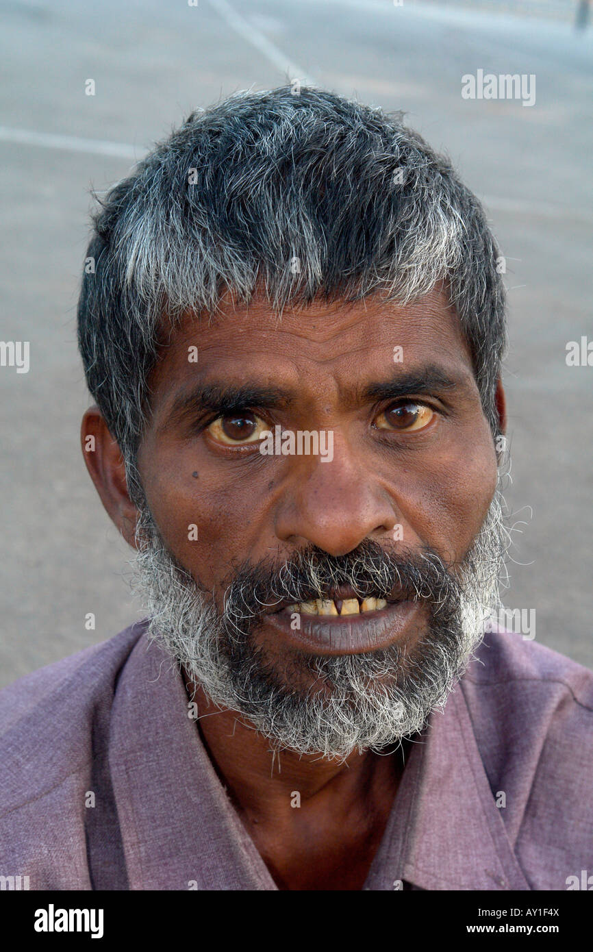 portrait of an indian man in a mysore street Stock Photo - Alamy