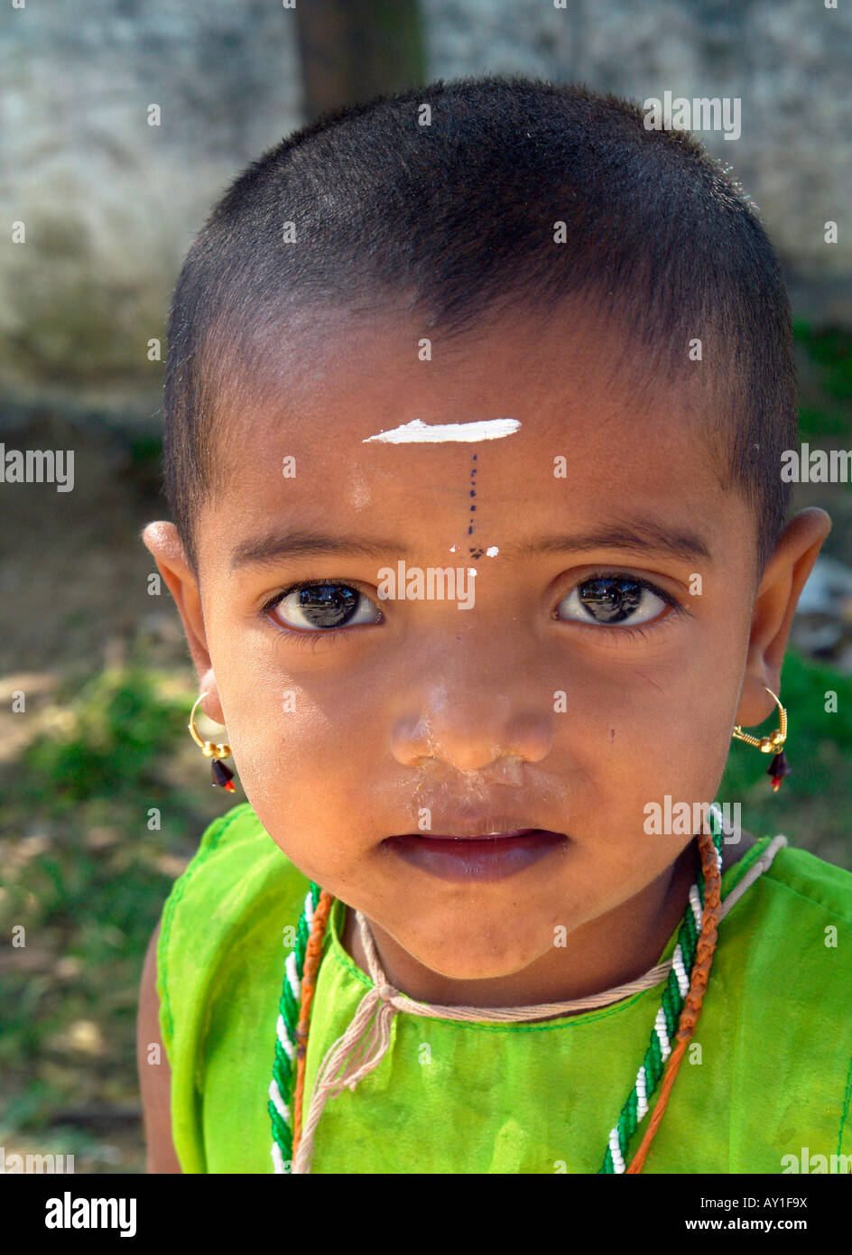 portrait of indian child at mysore Stock Photo - Alamy