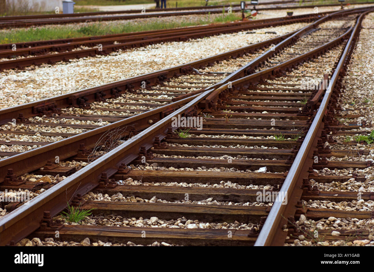 Railways tracks hi-res stock photography and images - Alamy
