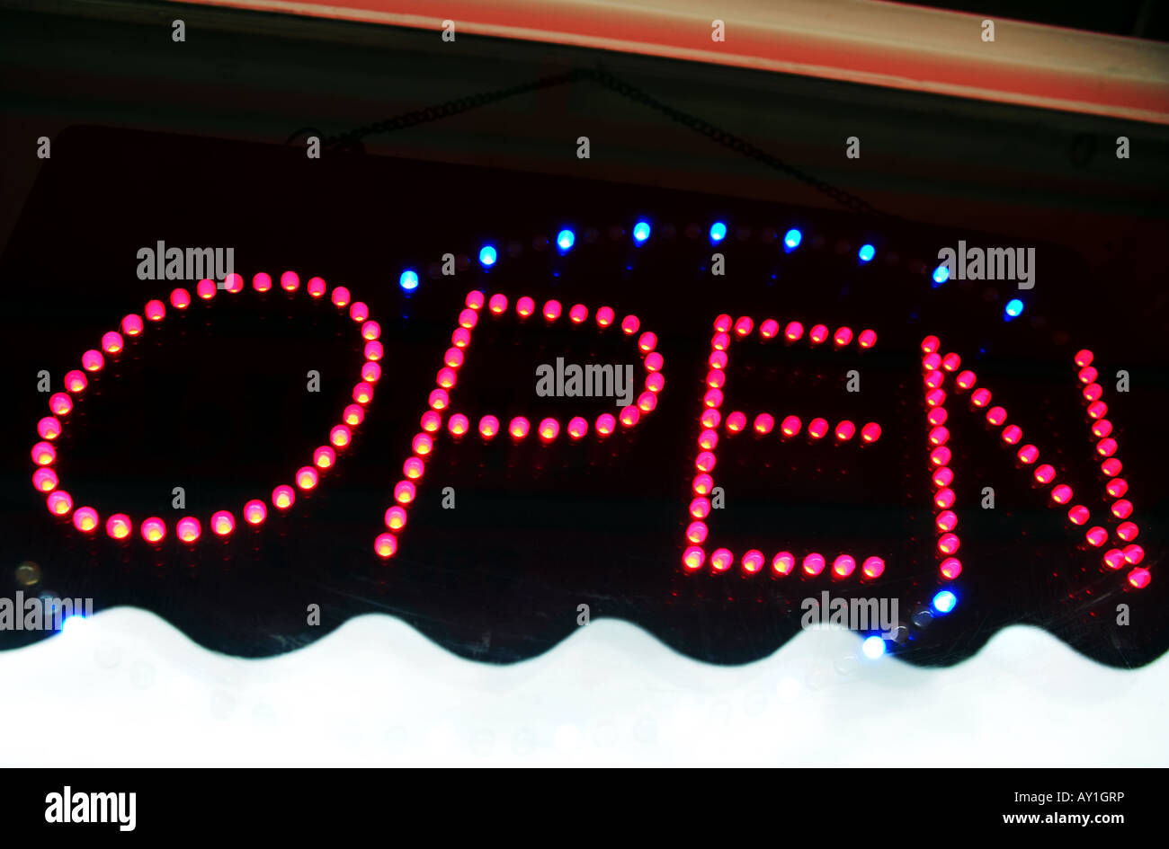 Sign outside fast food outlet Stock Photo - Alamy