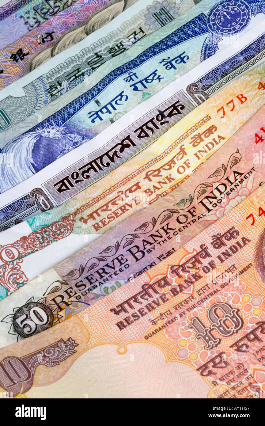 India currency hi-res stock photography and images - Alamy