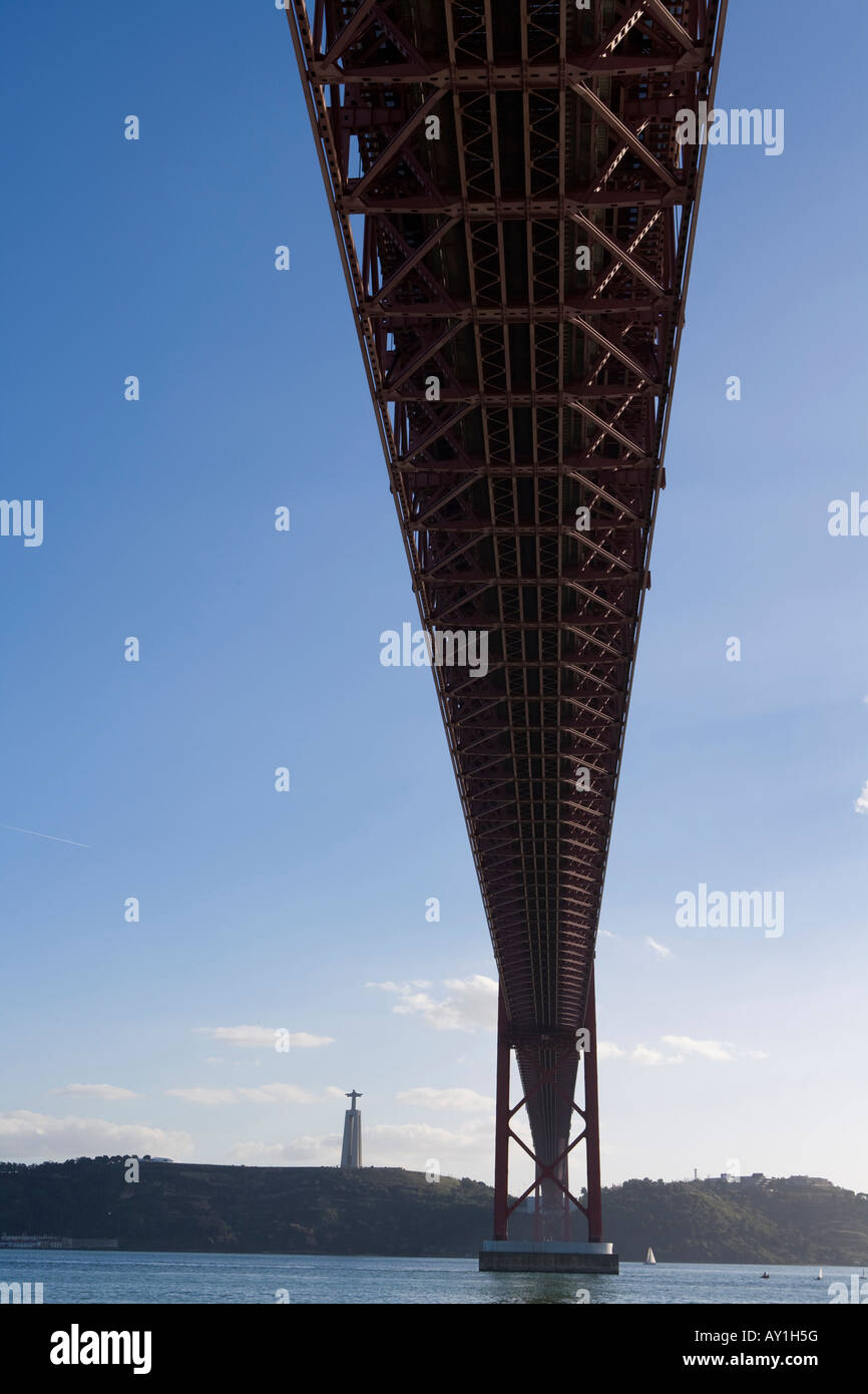 25th April bridge in Lisbon Portugal Stock Photo - Alamy