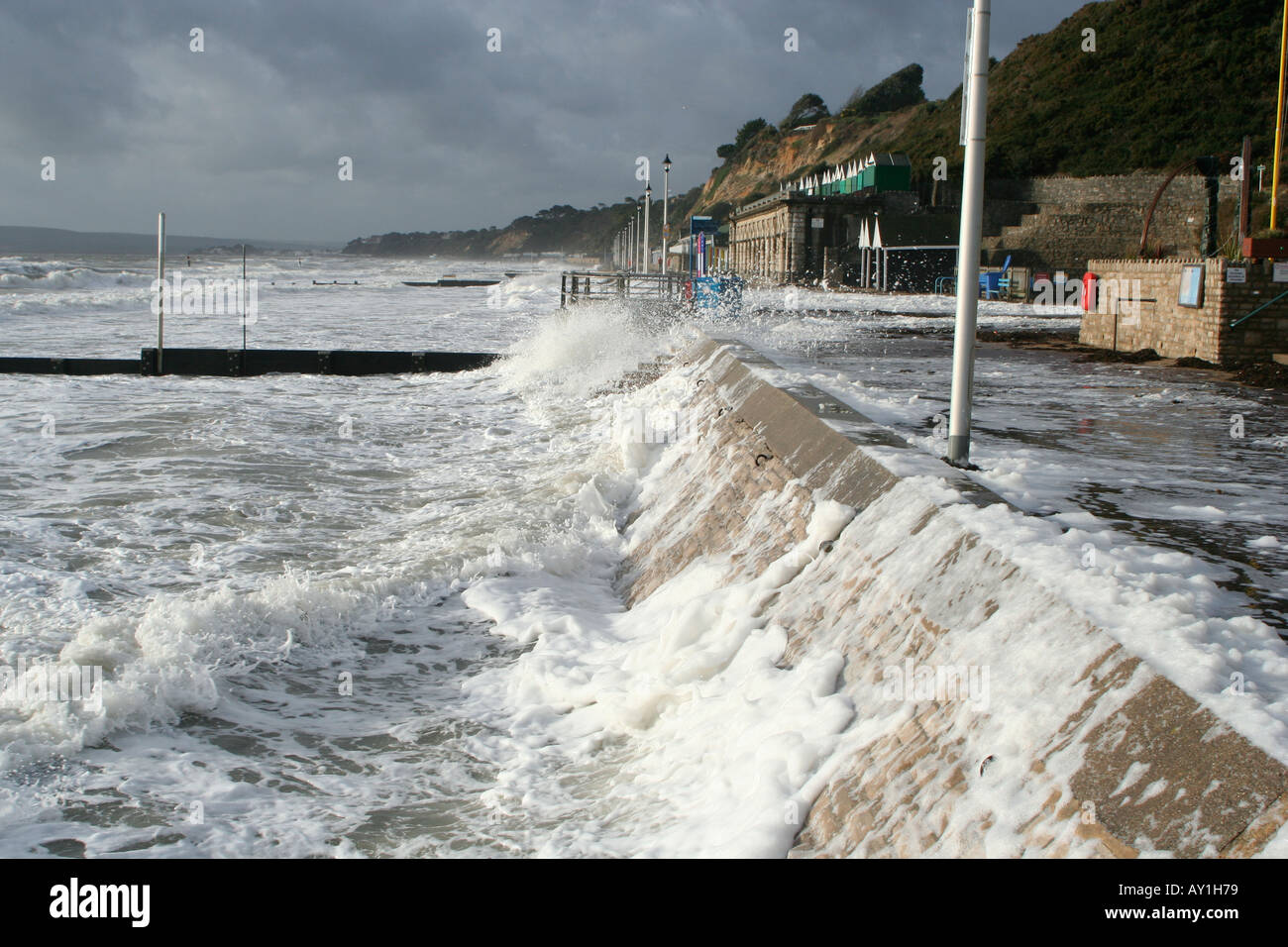 High seas at bournemouth hi-res stock photography and images - Alamy