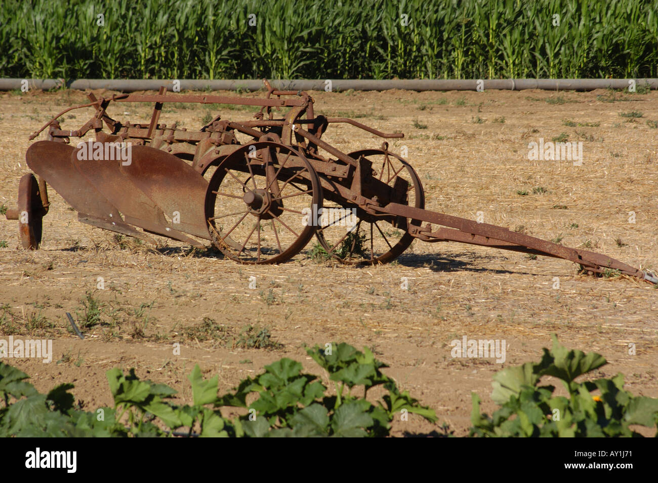 Old Farm Equipment Stock Photo - Alamy