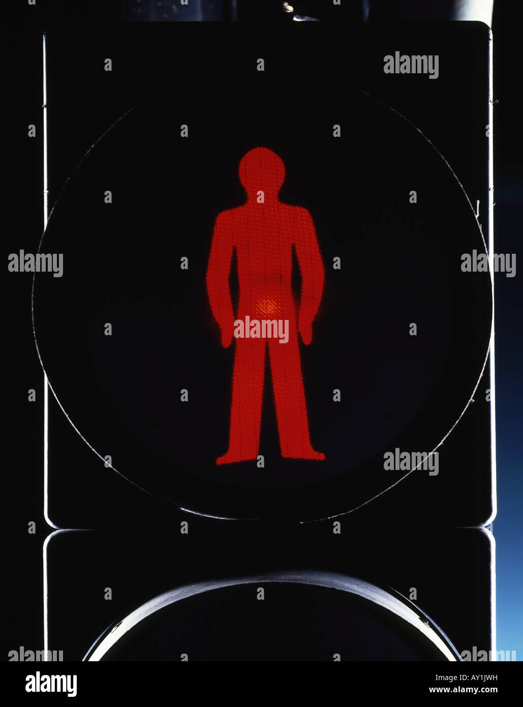 Red Traffic Light Stock Photo - Alamy