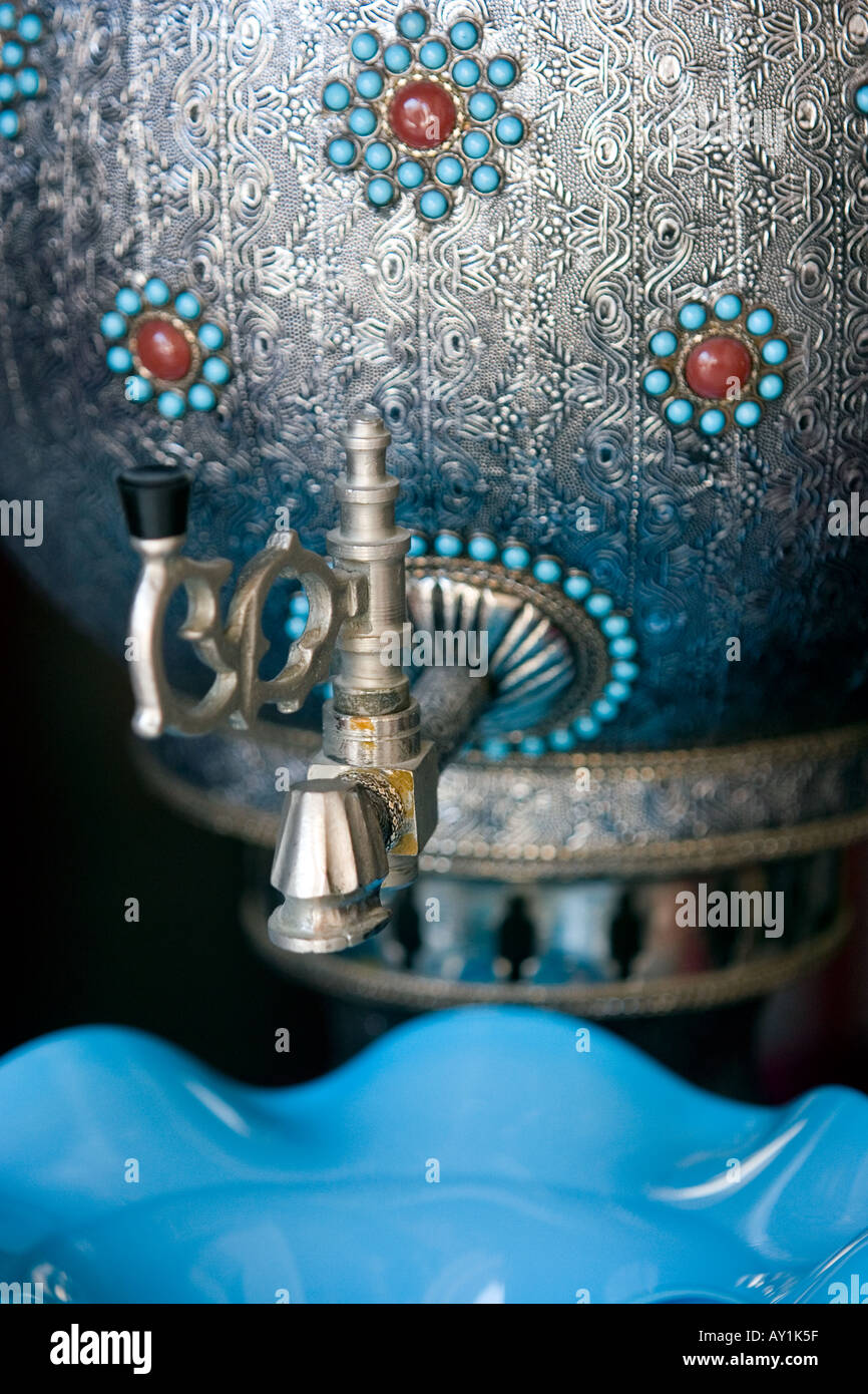 Decorated coffee kettle Dubai United Arab Emirates Stock Photo - Alamy