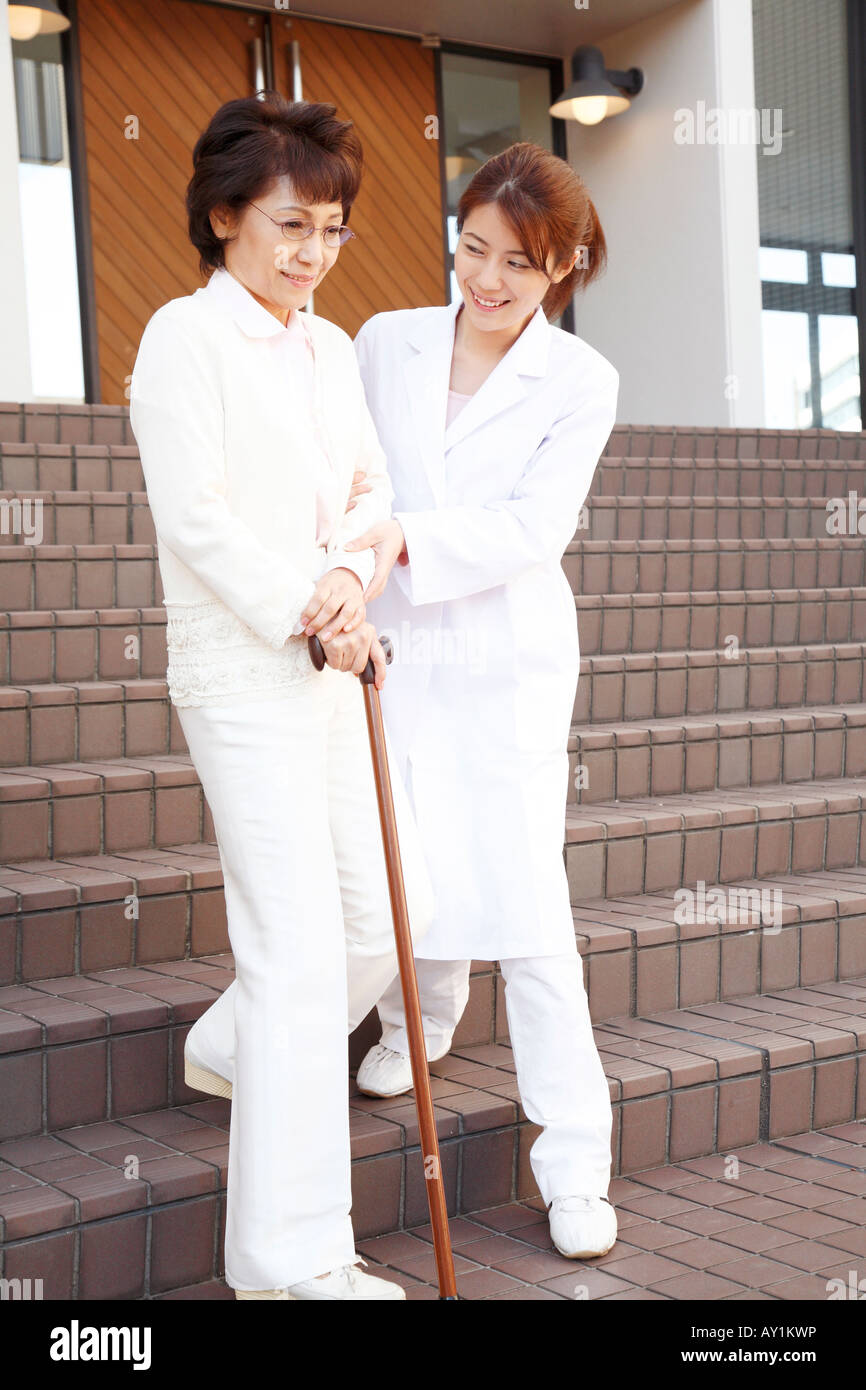 Nursing step hi-res stock photography and images - Alamy