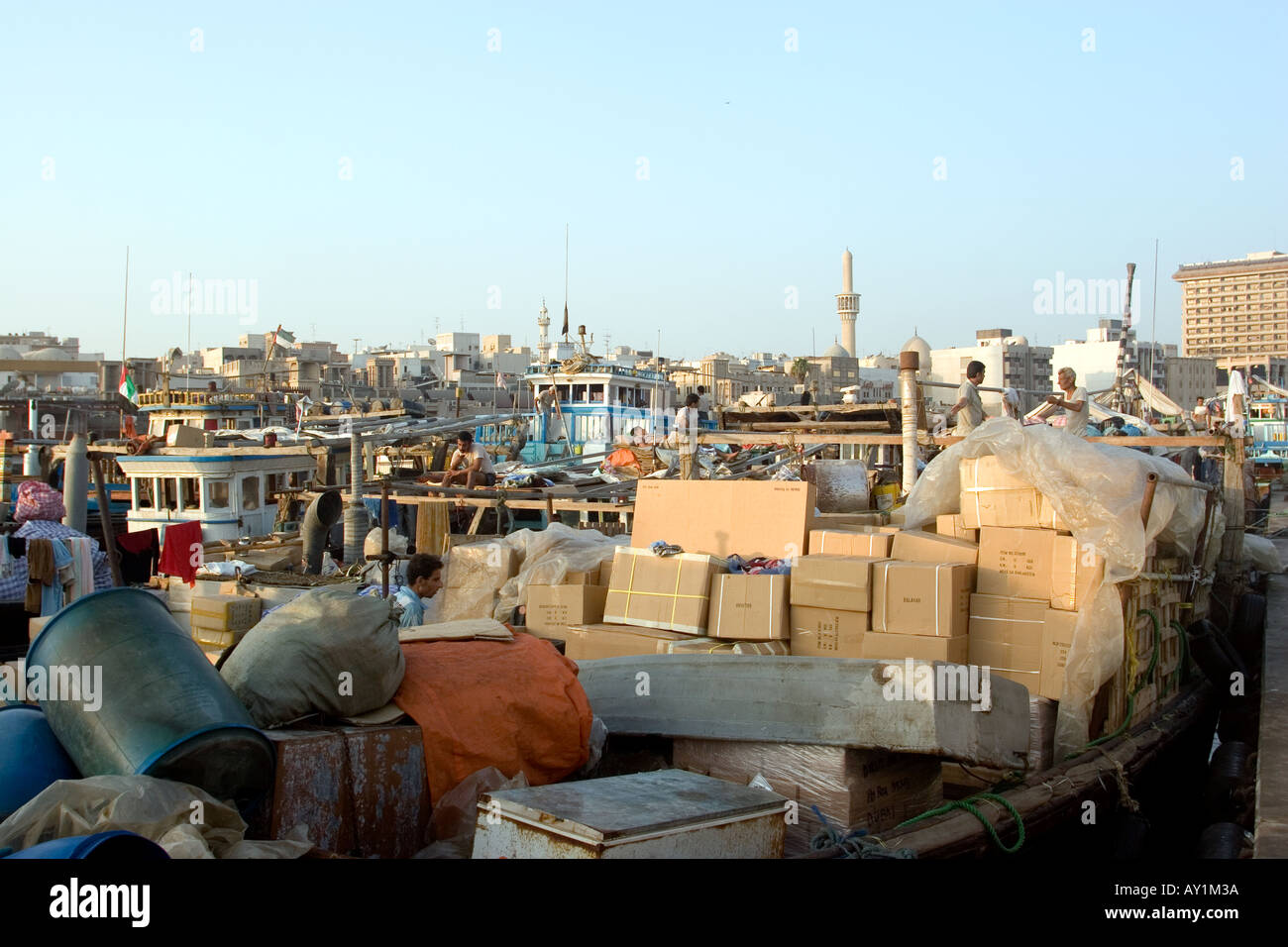 Dubai Creek Khor Dubai Dhow High Resolution Stock Photography and ...