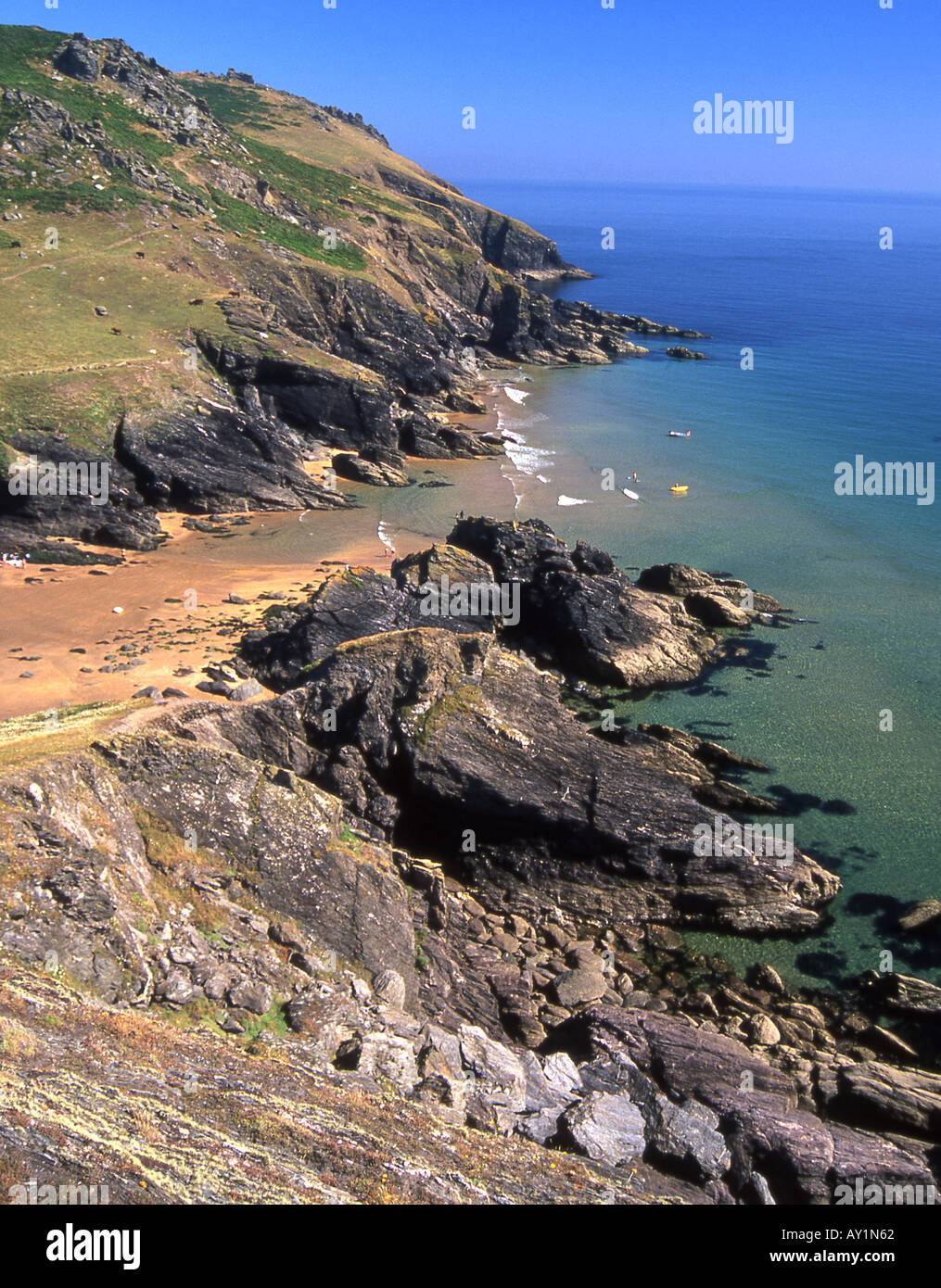 Soar Mill Cove Devon Path High Resolution Stock Photography and Images ...