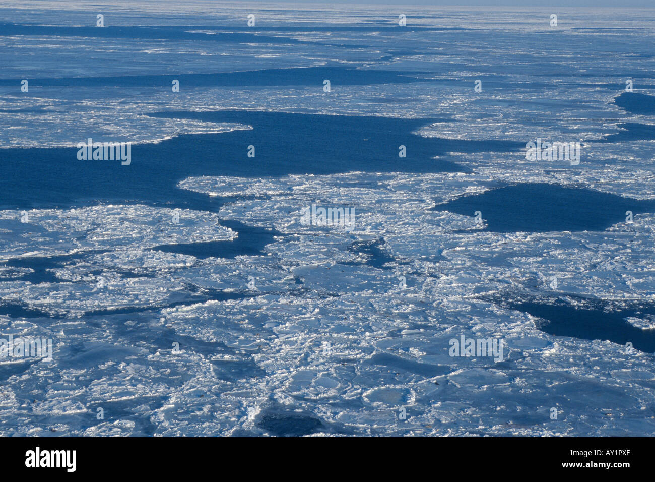 Pack Ice, aerial landscape Stock Photo - Alamy