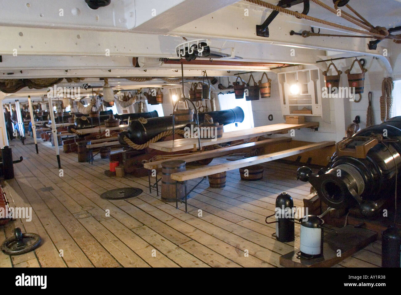On deck hms warrior royal hi-res stock photography and images - Alamy