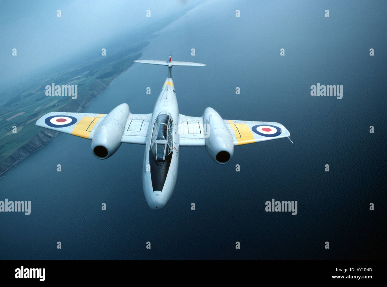 Gloster Meteor aircraft Stock Photo - Alamy