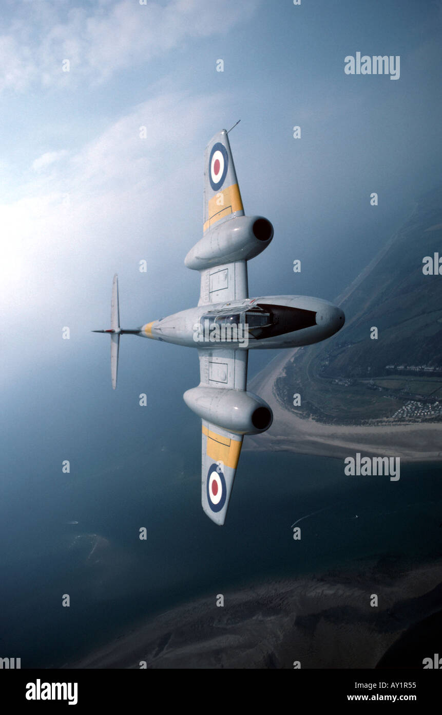 Gloster Meteor aircraft Stock Photo - Alamy
