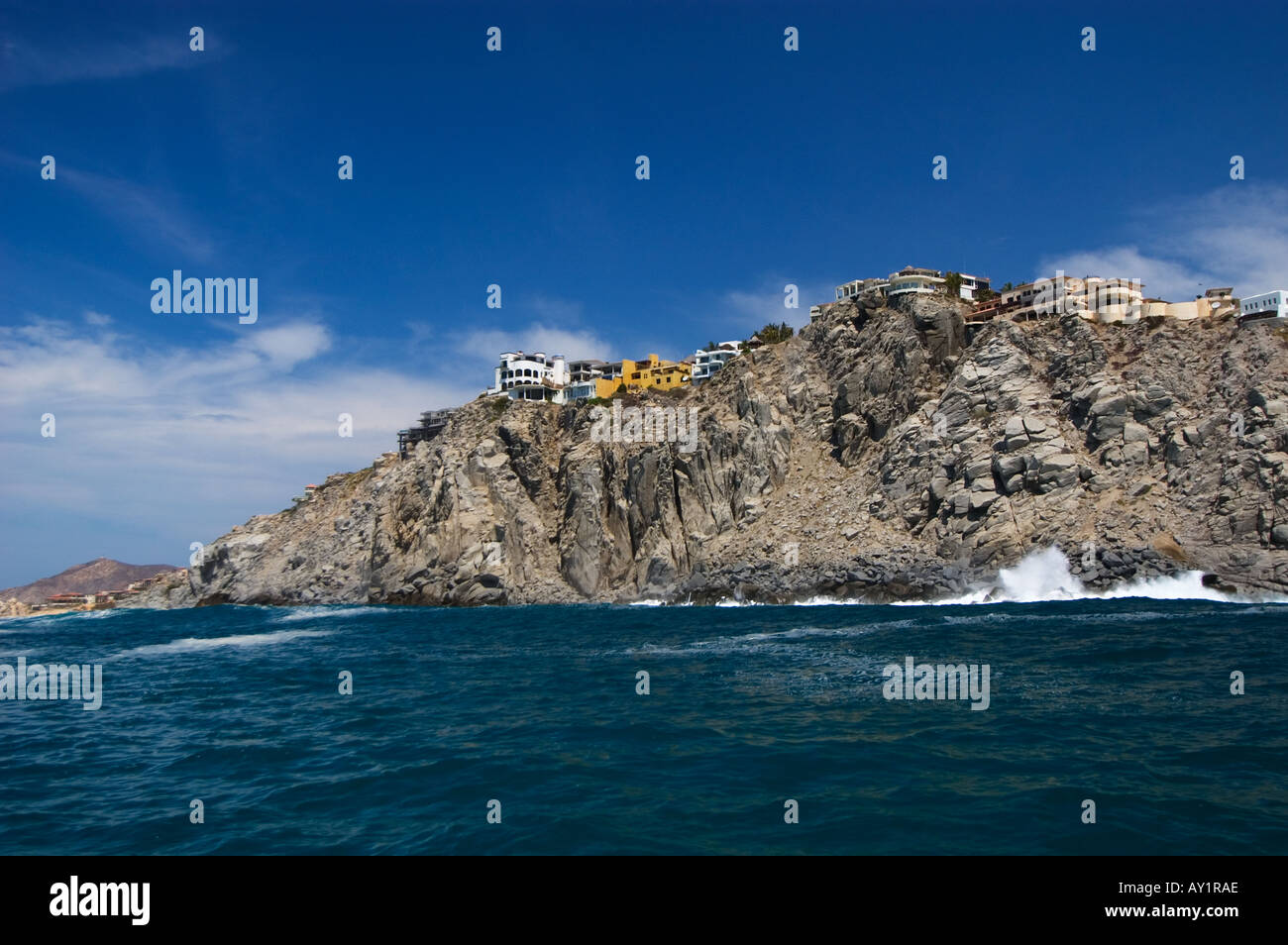 Pacific cliffs Cabo San Lucas Mexico Stock Photo - Alamy