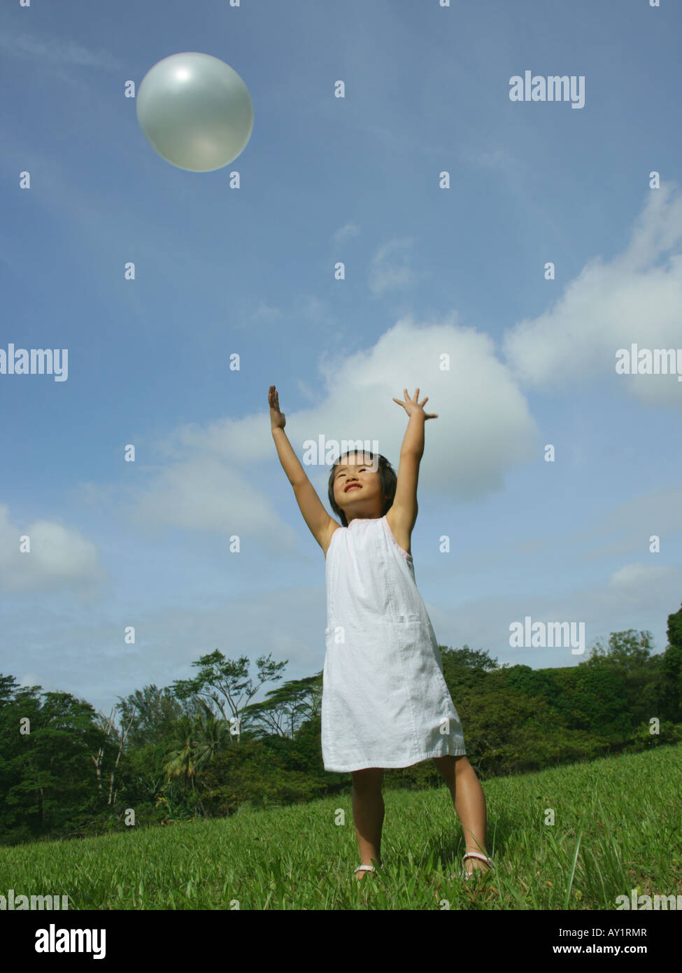 Catching a balloon hi-res stock photography and images - Alamy
