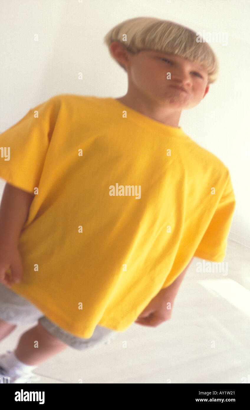 Child fun house mirror distorted hi-res stock photography and images ...