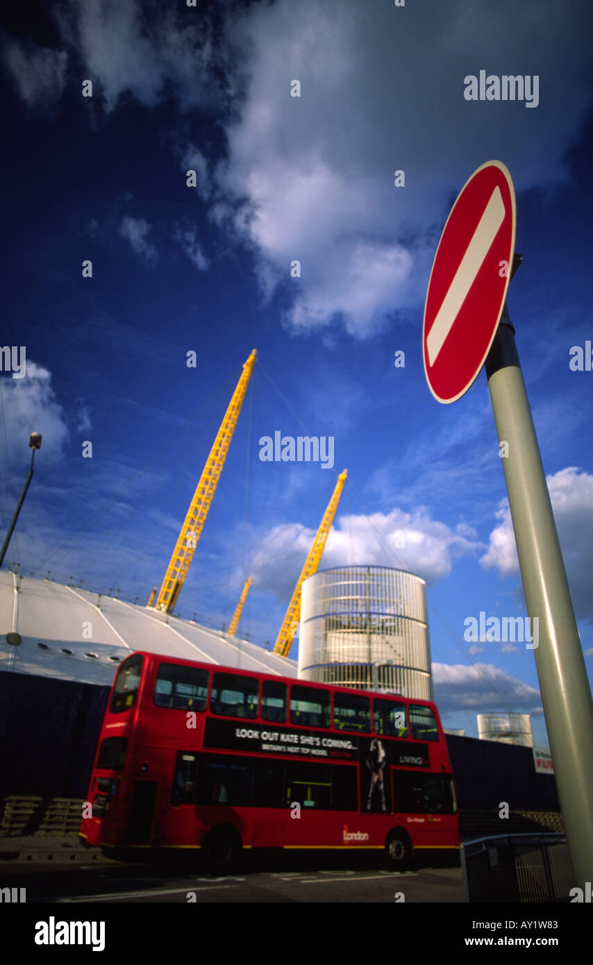 No entry on arrival at the Millenium Dome in London England UK Stock ...