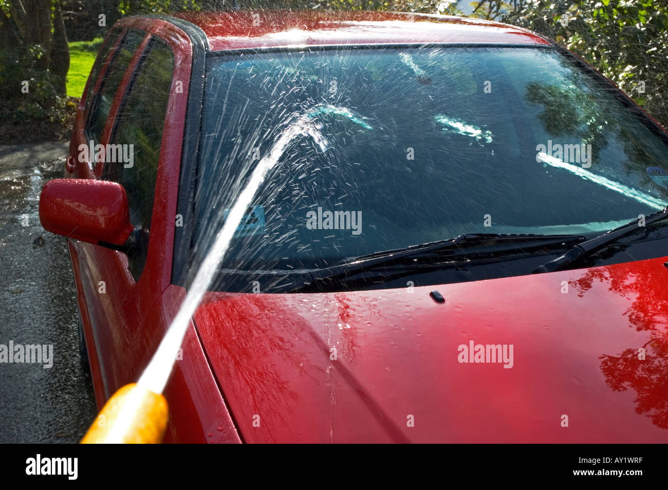 washing the car Stock Photo - Alamy