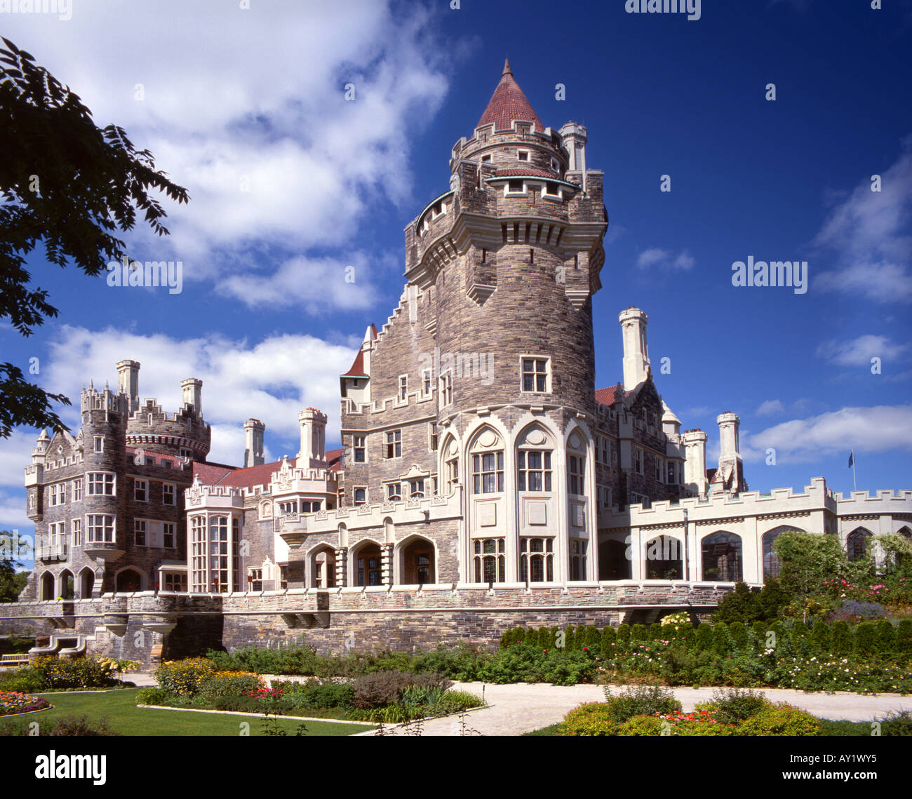 Casa Loma Castle – Ontario, Toronto Canada Stock Photo - Alamy